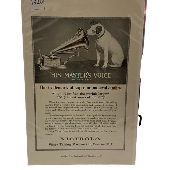 Victrola | Art | Vintage 92 Victrola His Masters Voice Talkingmachine ...